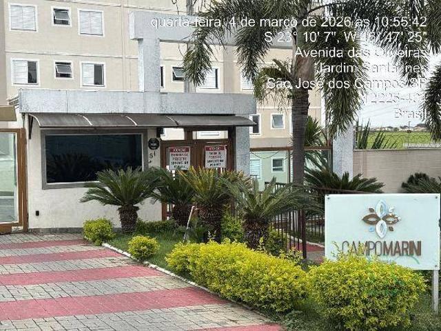 Apartamento em Residencial Frei Galvão, São José dos Campos/SP de 40m² 2 quartos à venda por R$ 123.804,77