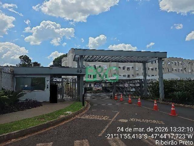 Apartamento em Residencial Parque dos Servidores, Ribeirão Preto/SP de 43m² 2 quartos à venda por R$ 126.826,84