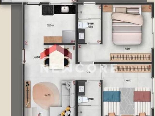 Apartamento em Rua Cristal São Joaquim Contagem/MG