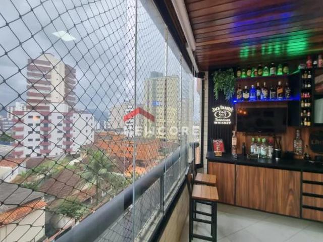 Apartamento em Rua Acaris Tupi Praia Grande/SP