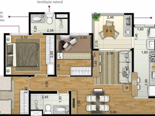 Apartamento em Rua Araçatuba Santa Maria Santo André/SP