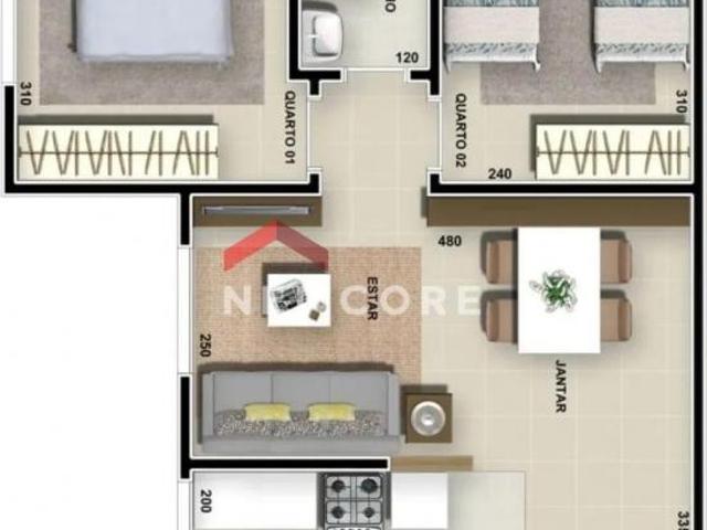 Apartamento em Rua Britanite Borba Gato Sabará/MG