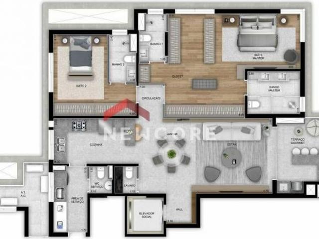 Apartamento em Rua Dona Alice Tibiriçá Bigorrilho Curitiba/PR