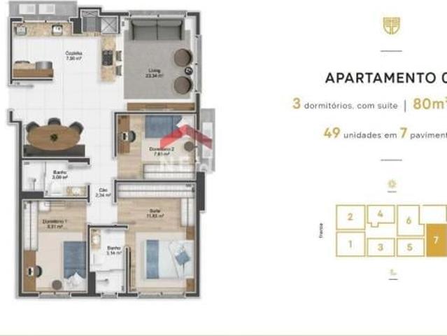 Apartamento em Rua Felipe de Oliveira Petrópolis Porto Alegre/RS