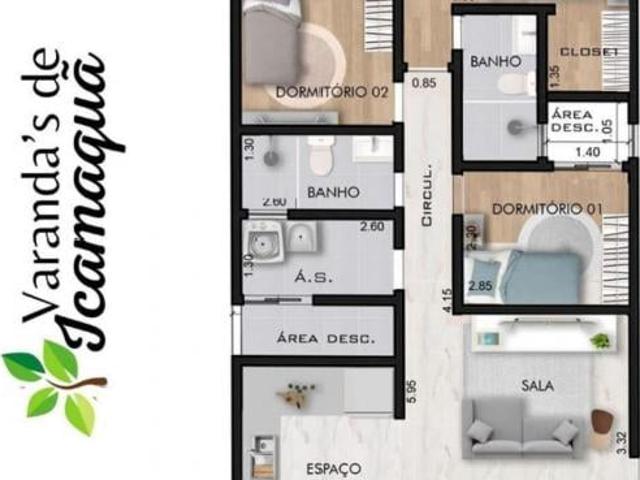 Apartamento em Rua Icamaquã Tremembé São Paulo/SP