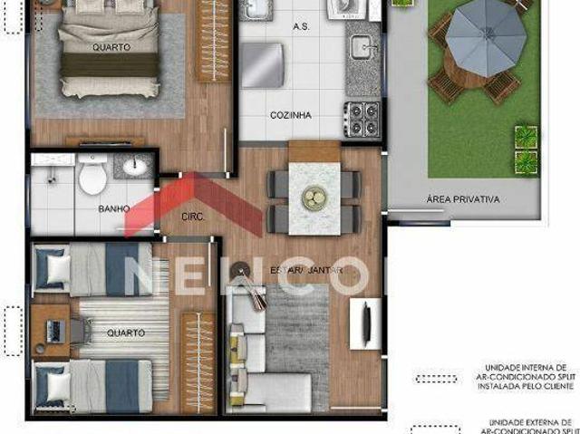 Apartamento em Rua Oséias Furtoso Leonor Londrina/PR