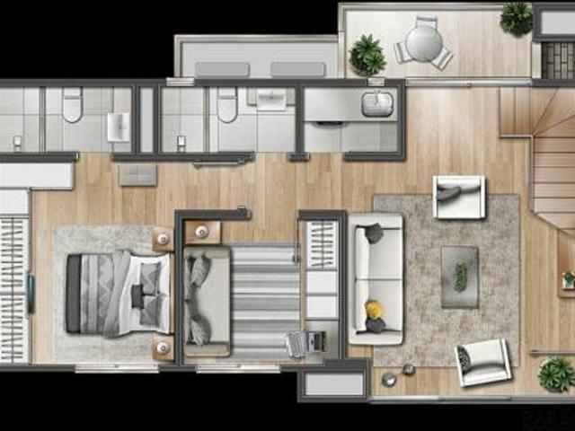 Apartamento em Rua Saldanha Marinho Menino Deus Porto Alegre/RS