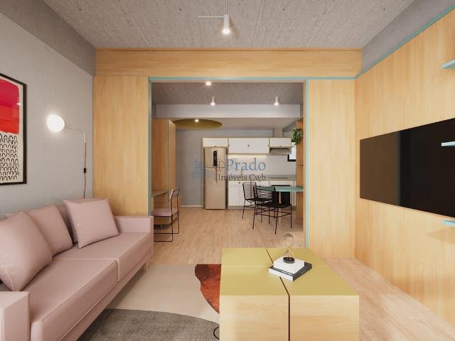Apartamento em São Francisco, Curitiba/PR de 42m² 2 quartos à venda por R$ 483.100,00