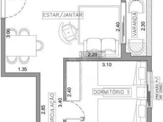Apartamento em São Paulo, Marília/SP de 0m² 2 quartos à venda por R$ 299.000,00