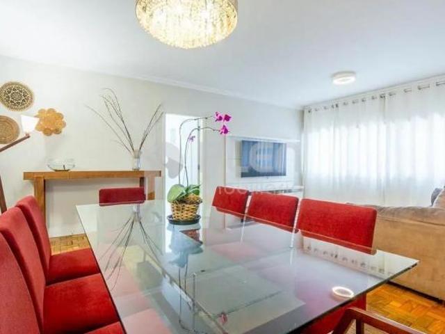 Apartamento em Santa Cecília com 144m2, 3 Quartos e 1 Vaga à venda, São Paulo, SP