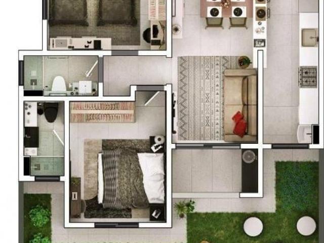 Apartamento em Santa Claudina, Vinhedo/SP de 63m² 2 quartos à venda por R$ 518.896,50