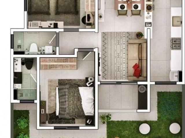 Apartamento em Santa Claudina, Vinhedo/SP de 63m² 2 quartos à venda por R$ 518.896,50