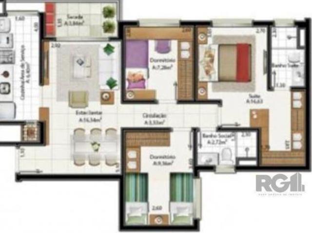 Apartamento em Santa Maria Goretti