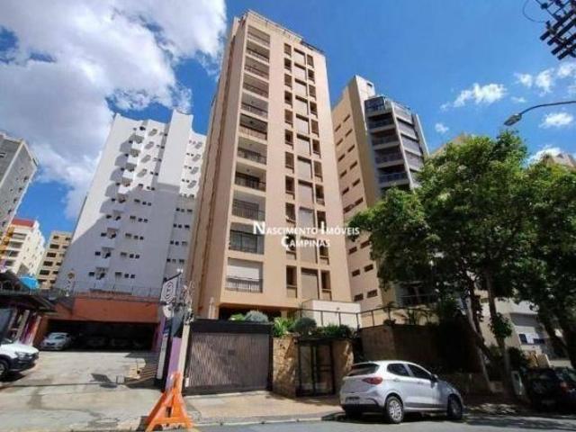 Apartamento espaçoso com 3 suítes, sendo 1 master com closet e sacada. Cambuí