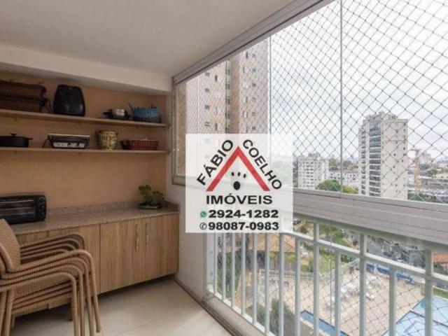 Apartamento espetacular com 3 dormitórios à venda, 91 m² por R$ 945.000 Vila Campestre São Paulo