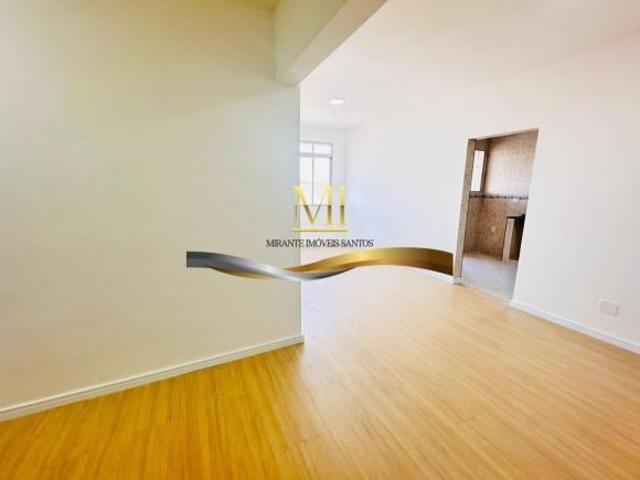 Apartamento Estuário Santos, 2 quartos, garagem demarcada, sala dois ambientes, cozinha, lavanderia