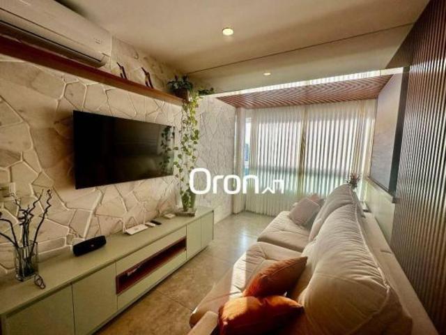 Apartamento equipado e mobiliado com 2 dormitórios à venda, 59 m² por R$ 750.000 Setor Bueno Goi