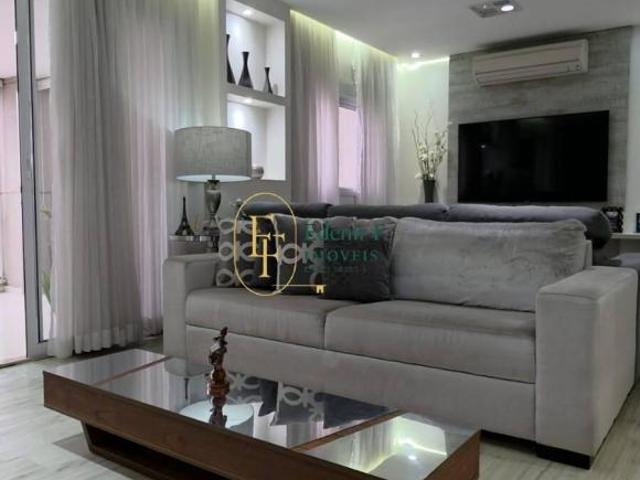 Apartamento Evidence 155m² 3suítes 3Vagas Varanda Gourmet! Alto
