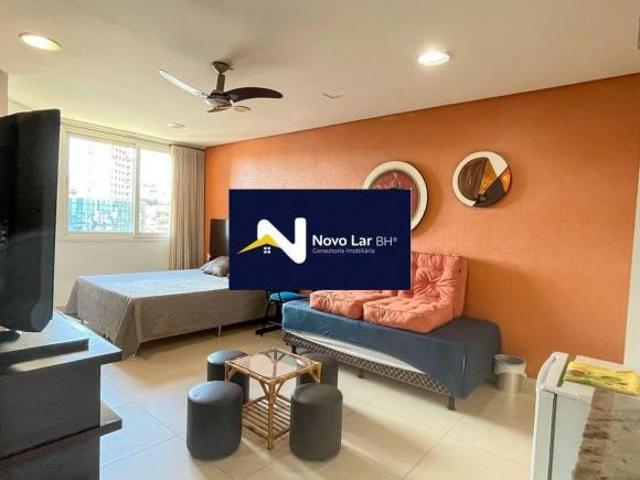 Apartamento FLAT mobiliado 30m², 1 quarto 1 vaga com lazer no Buritis
