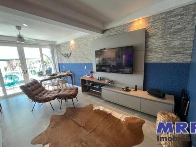 Apartamento Flat á venda na Praia Martin de Sá, em Caraguatatuba Vista Mar Localização privilegi