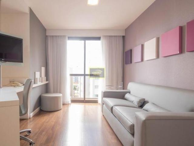 Apartamento Flat com 36,60 metros de área útil, mobiliado, para venda, em Vila Mariana