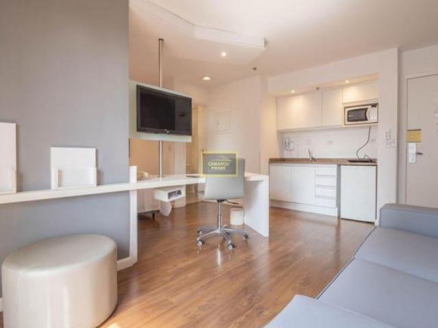 Apartamento Flat com 36,60 metros de área útil, mobiliado, para venda, em Vila Mariana