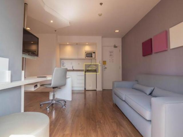 Apartamento Flat com 36,60 metros de área útil, mobiliado, para venda, em Vila Mariana