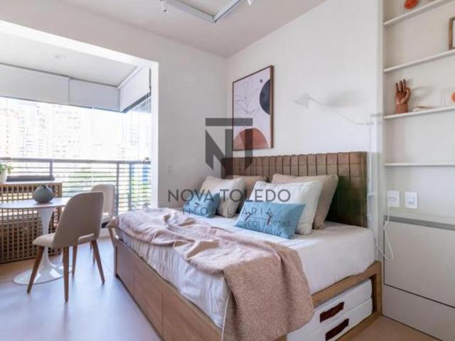 APARTAMENTO FLAT 100% MOBILIADO Á VENDA 26m² 1 DORMITÓRIO JARDIM DAS ACACIAS SÃO PAULO