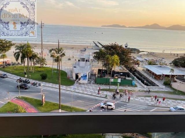 Apartamento Frontal ao Mar na Ponta da Praia em Santos SP: 4 quartos sendo 1 suíte e 1 serviço, To