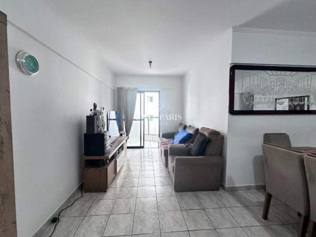 Apartamento frente, 2 quartos 1 suíte no Canto do Forte | 108 m² | Praia Grande/SP