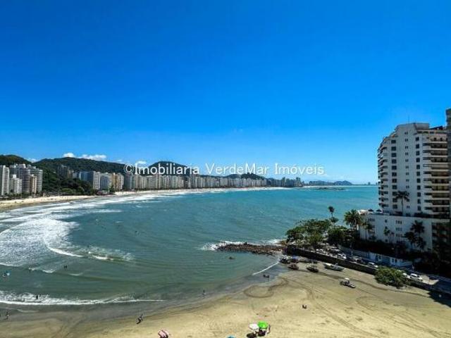Apartamento frente ao mar na praia das Astúrias no Guarujá