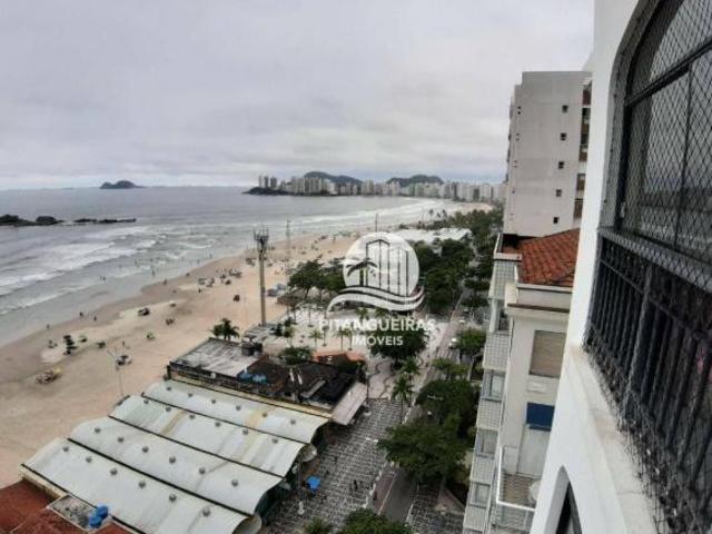 Apartamento frente ao mar com excelente vista