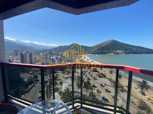 Apartamento Frente ao Mar pé na areia no San Diego na Martim de Sá com vista de tirar o fôlego