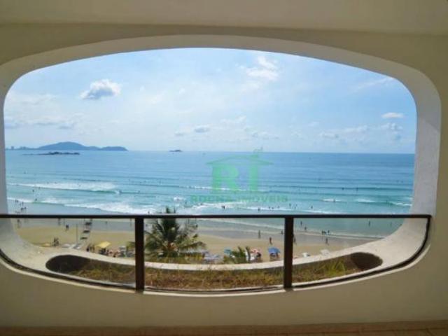 Apartamento Frente ao Mar, Vista ao Mar, 4 Dormitórios sendo 4 Suítes, 2 Vagas de Garagem, Astúrias