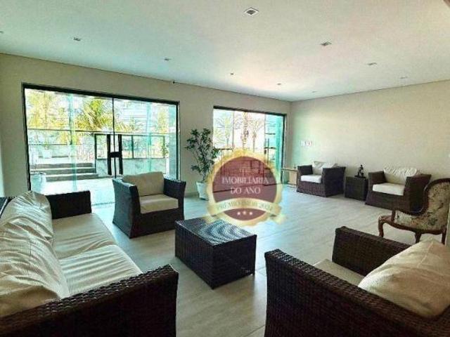 Apartamento Frente Mar Mobiliado no Bairro Aviação com 3 Quartos e Lazer Completo