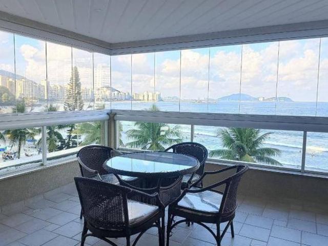 Apartamento Frente Mar na Praia das Astúrias, Guarujá SP