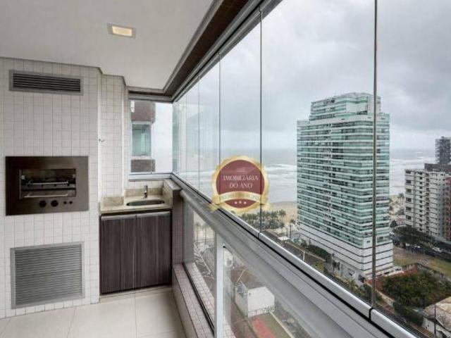 Apartamento com 3 dormitórios à venda, 109 m² por R$ 1.400.000,00 Canto do Forte Praia Grande/SP