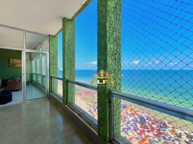 Apartamento Frente Mar à Venda na Praia das Pitangueiras com Varanda e Vista Mar – Alfa Imóveis Guar