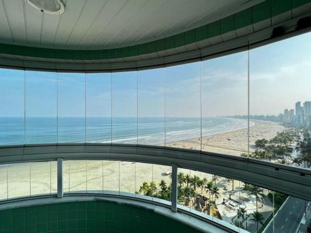 Apartamento frente mar Canto do forte 03Quartos Vista definitiva!