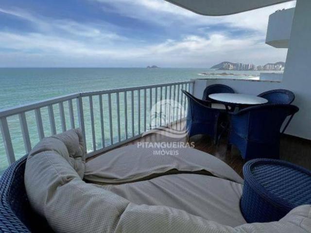 Apartamento frente mar com 4 dormitórios à venda, 145 m² no Morro do Maluf, Pitangueiras Guarujá/S