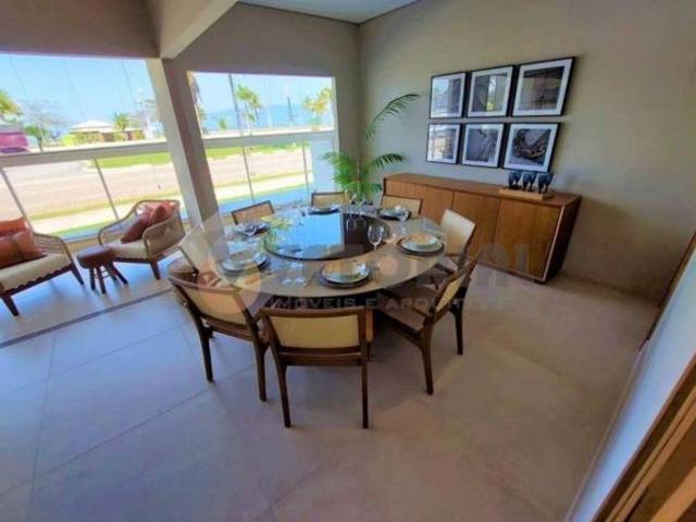 Apartamento frente mar com 4 dormitórios à venda no Indaiá em Caraguatatuba SP