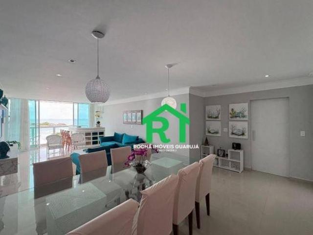 Apartamento frente mar com 4 quartos 3 suítes, 1 vaga à venda em Pitangueiras, Guarujá