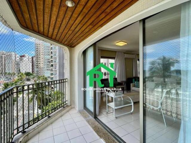Apartamento frente mar com 4 quartos 3 suítes, 2 vagas e lazer à venda em Jardim Astúrias, Guarujá