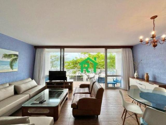 Apartamento frente mar com 4 quartos, 2 vagas à venda em Pitangueiras, Guarujá