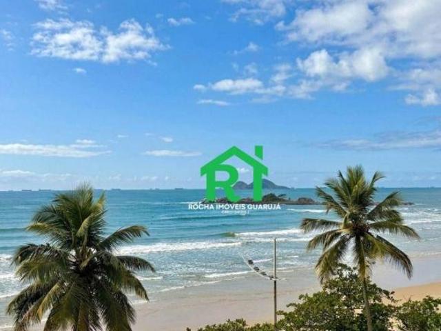 Apartamento frente mar com 4 quartos 2 suítes, 1 vaga à venda em Pitangueiras, Guarujá