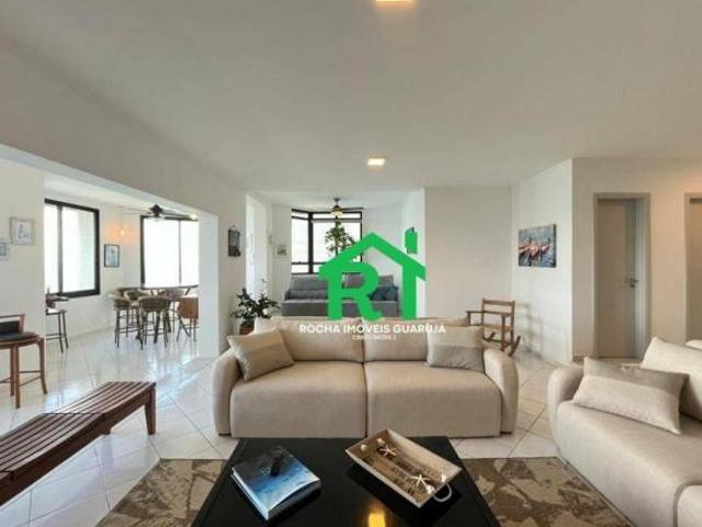 Apartamento frente mar com 4 quartos 2 suítes, 2 vagas e lazer à venda em Pitangueiras, Guarujá