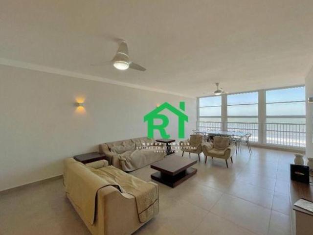 Apartamento frente mar com 5 quartos 2 suítes, 1 vaga, Pitangueiras | Rocha Imóveis Guarujá