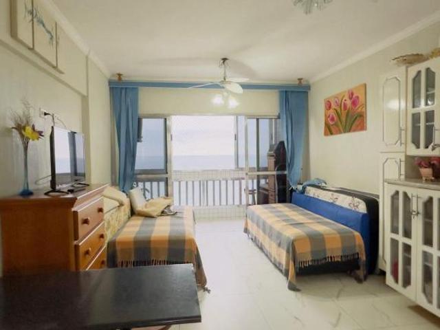 Apartamento FRENTE MAR com 1 dormitório à venda, 67 m² por R$ 490.000 Boqueirão Praia Grande/SP