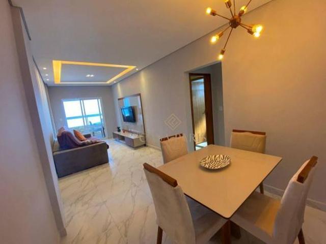 Apartamento FRENTE MAR com 2 dormitórios à venda, 83 m² por R$ 740.000 Caiçara Praia Grande/SP