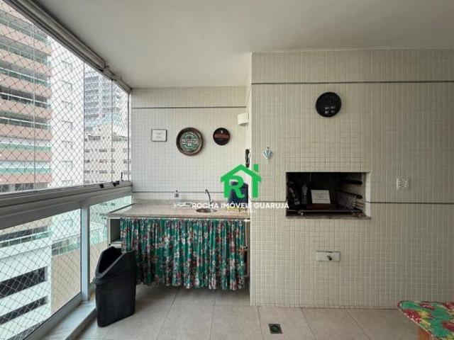 Apartamento frente mar com 2 dormitórios 1 suíte, varanda gourmet e lazer – Astúrias, Guarujá